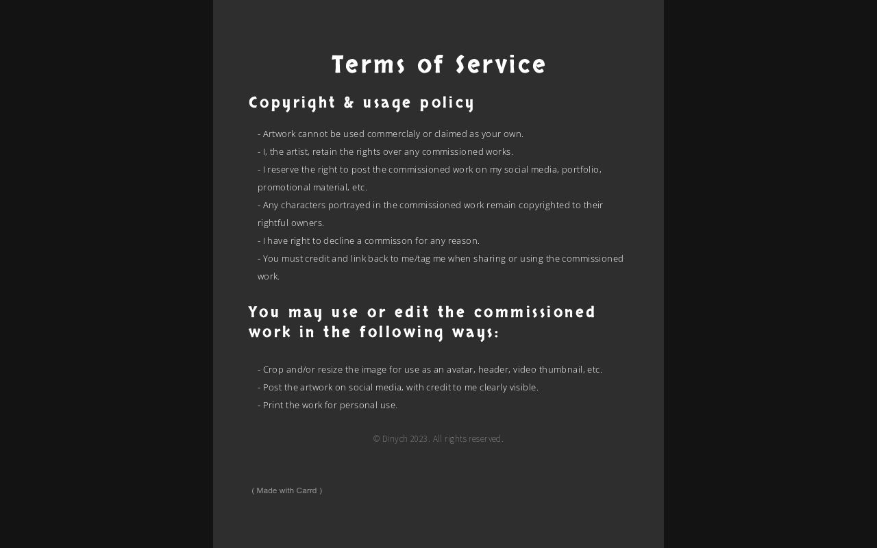 Terms of Service